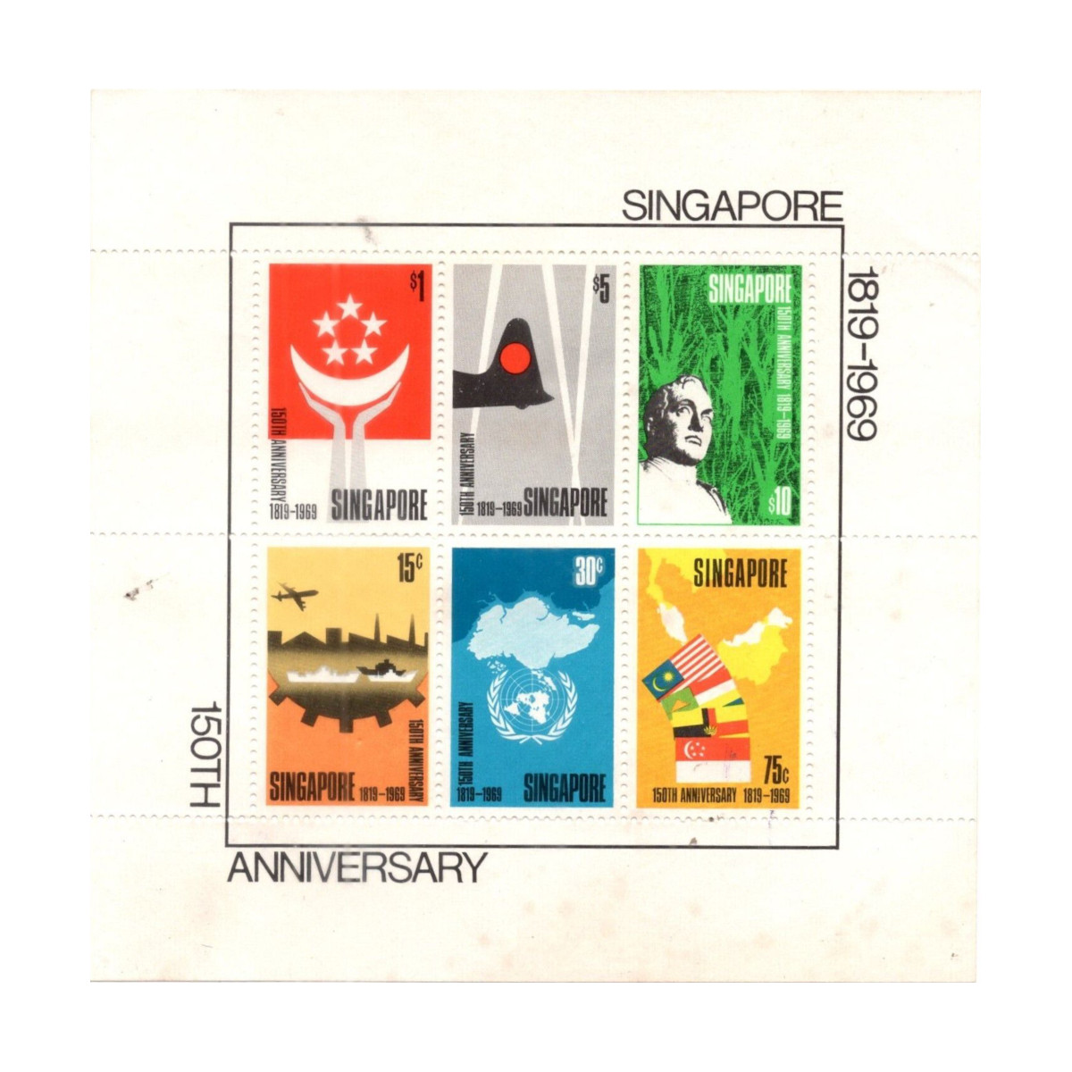 150th Anniversary of Singapore, 1819–1969 | Singapore Graphic Archives