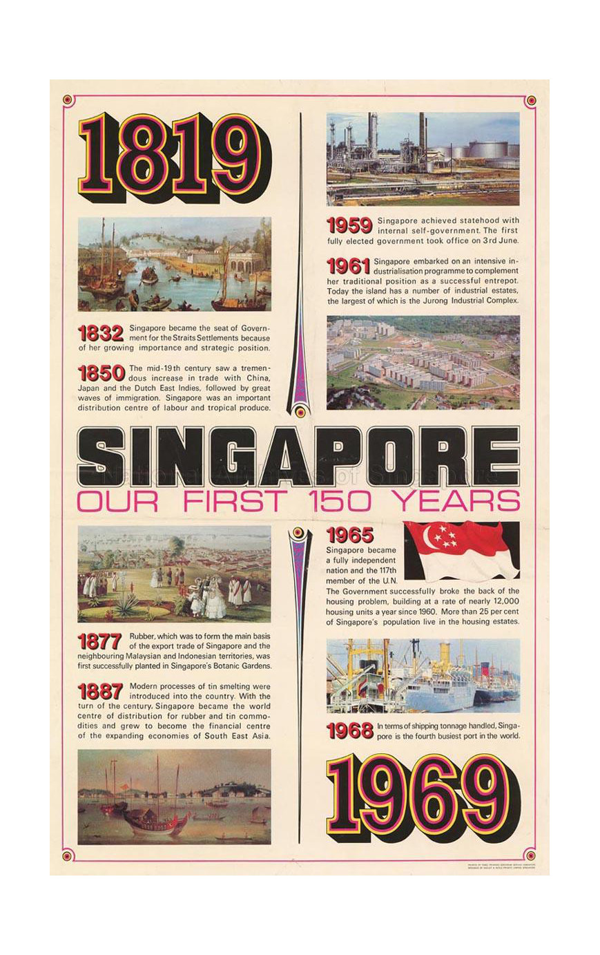 1819–1969 Singapore Our First 150 Years | Singapore Graphic Archives