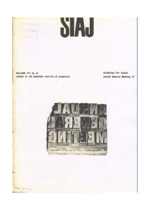 SIAJ No. 46 | Singapore Graphic Archives