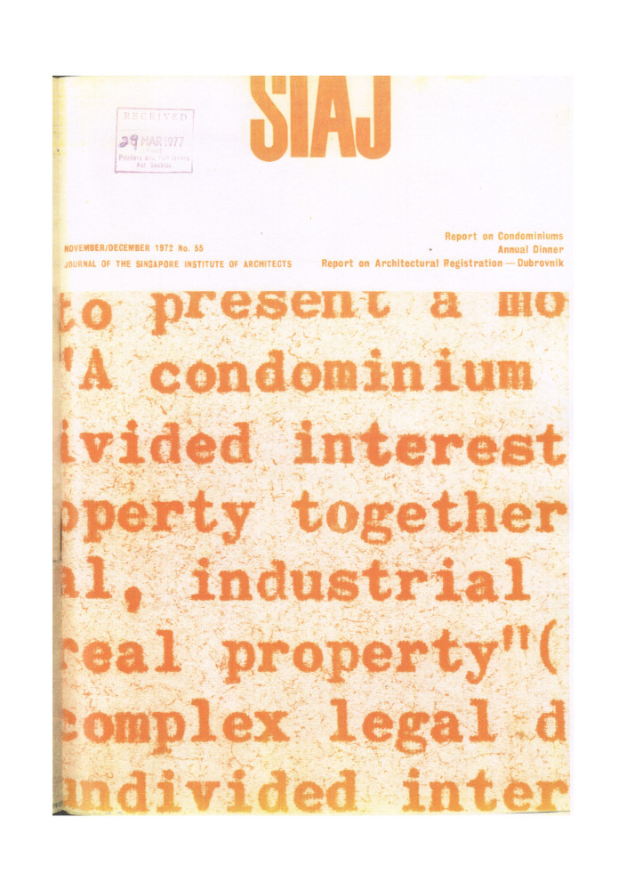 SIAJ No. 55 | Singapore Graphic Archives