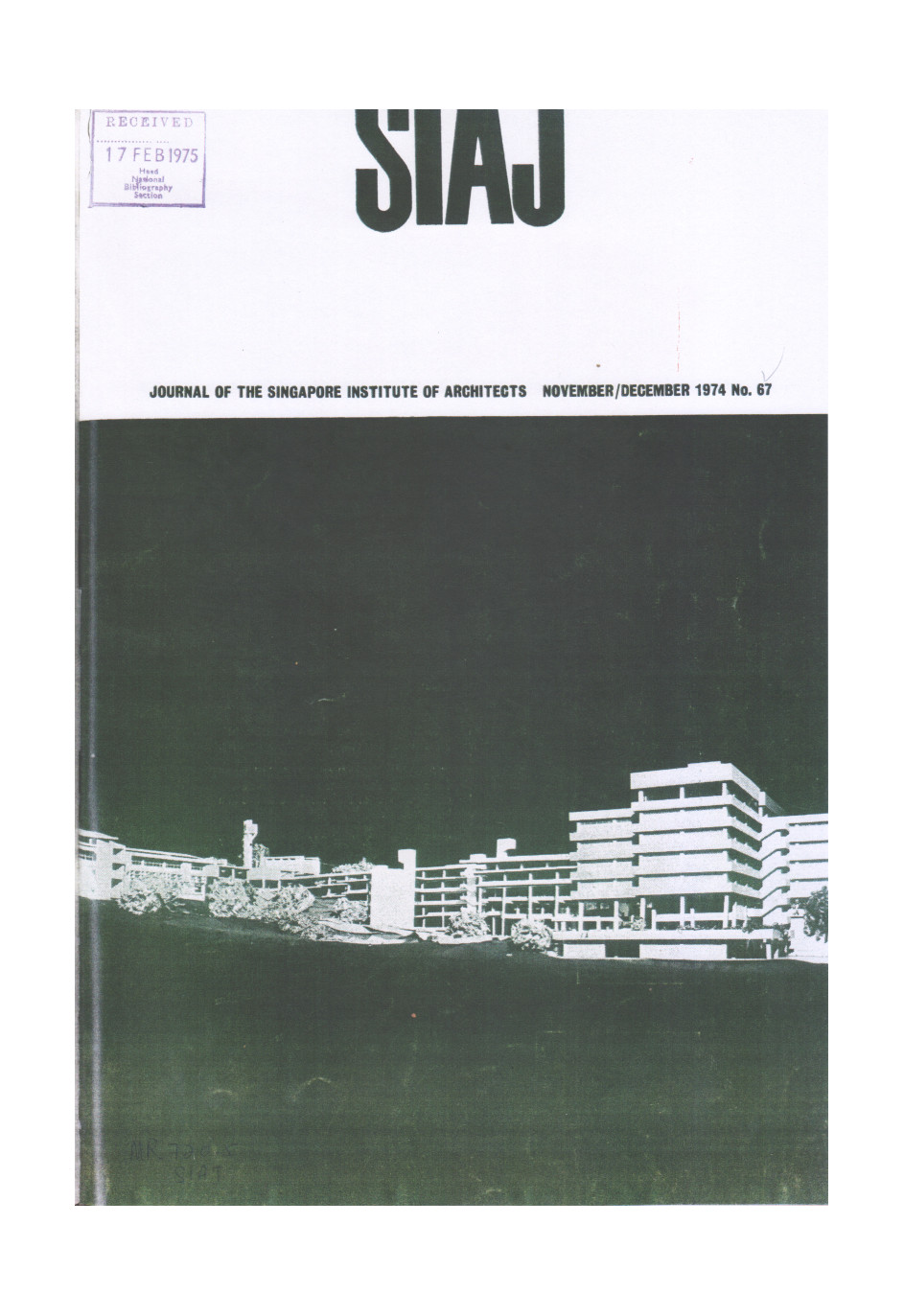 SIAJ No. 67 | Singapore Graphic Archives